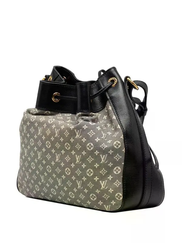 LOUIS VUITTON Monogram Mini Lin Noe Pm Bucket Bag - Grey