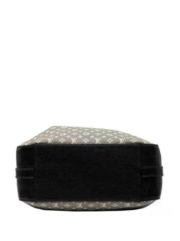 LOUIS VUITTON Monogram Mini Lin Noe Pm Bucket Bag - Grey
