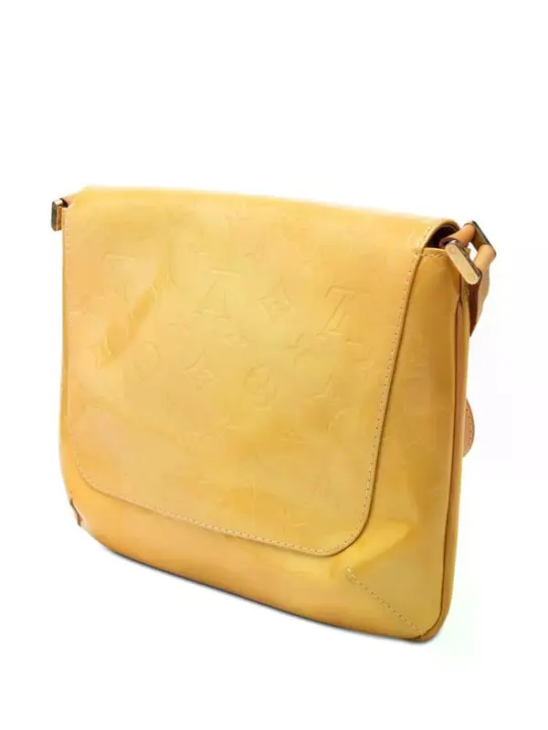 LOUIS VUITTON Monogram Vernis Thompson Street Shoulder Bag - Yellow