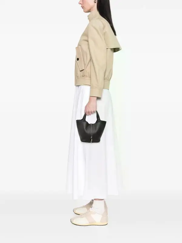 Hermès 2017 Clemence Picotin Lock 22 Handbag - Black