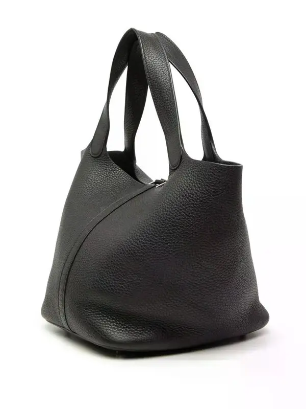 Hermès 2017 Clemence Picotin Lock 22 Handbag - Black