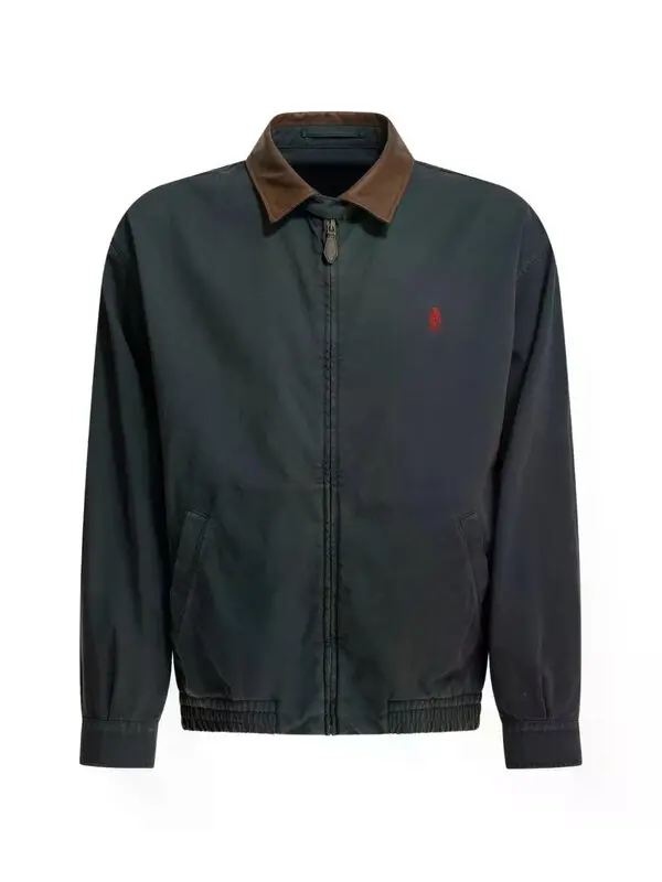 Prada Embroidered Logo Coat