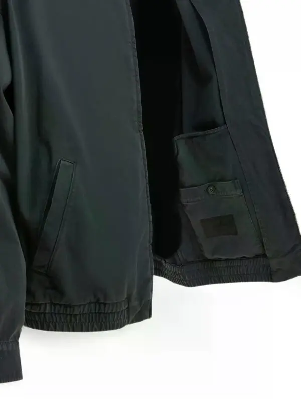 Prada Embroidered Logo Coat