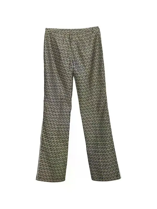 Fendi Zucca Pattern Jacquard Trousers