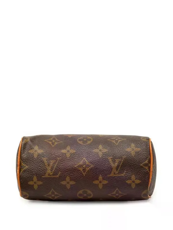 LOUIS VUITTON Monogram Mini Speedy Hl Satchel - Brown