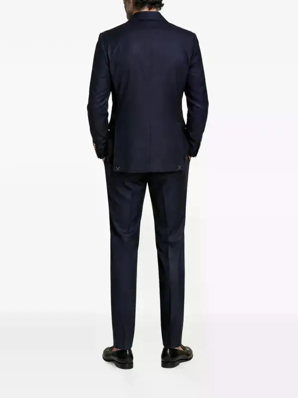 FRANZESE COLLECTION Double-breasted Wool Suit