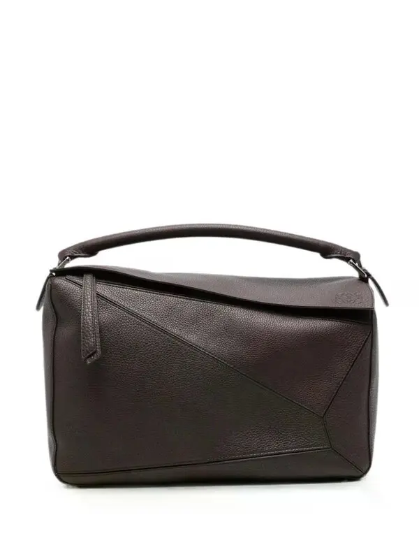 Loewe Large Puzzle Tote Bag - Brown