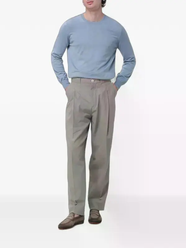 Brunello Cucinelli Pleated Tailored Trousers - Neutrals