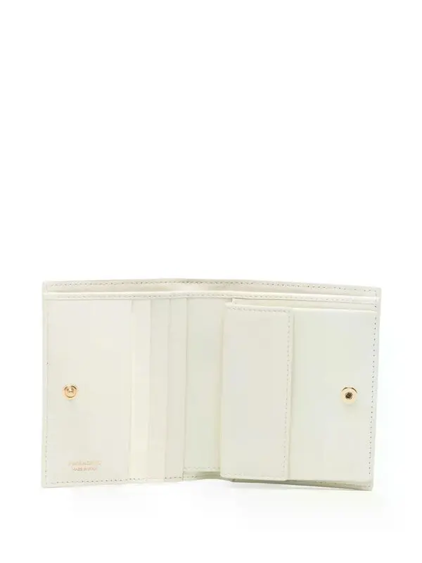 FERRAGAMO Gancini Floral-print Wallet - Neutrals