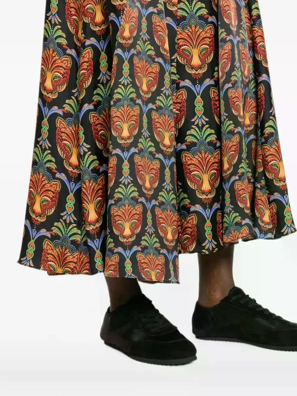 Farm Rio Long-sleeve Maxi Dress