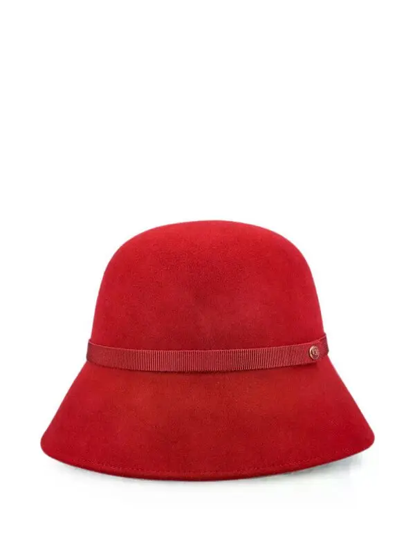 Valentino Garavani Vlogo Signature Cloche Hat - Red