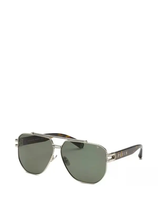 Philipp Plein Pilot-frame Sunglasses - Silver