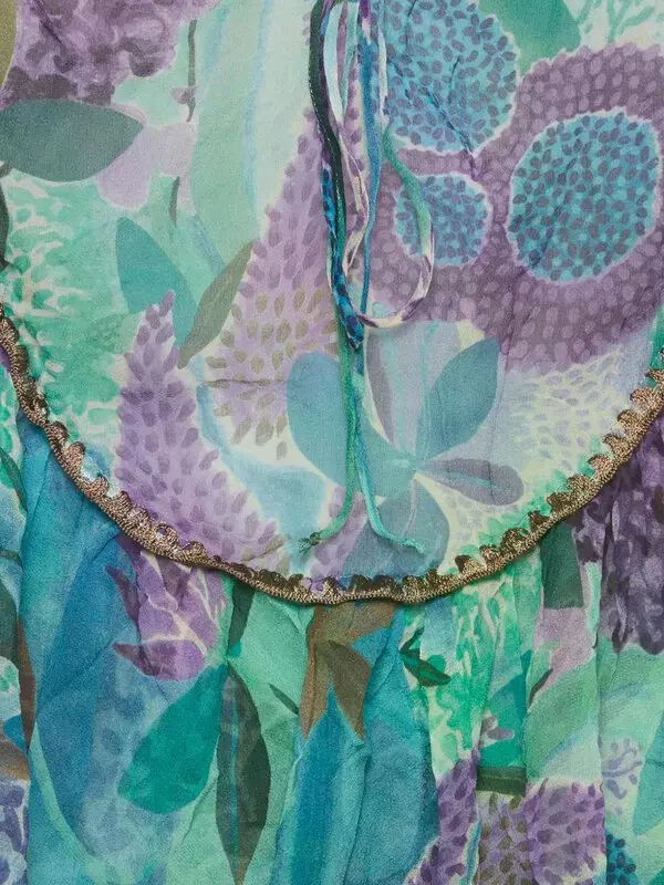 Missoni Floral Print Silk Blouse