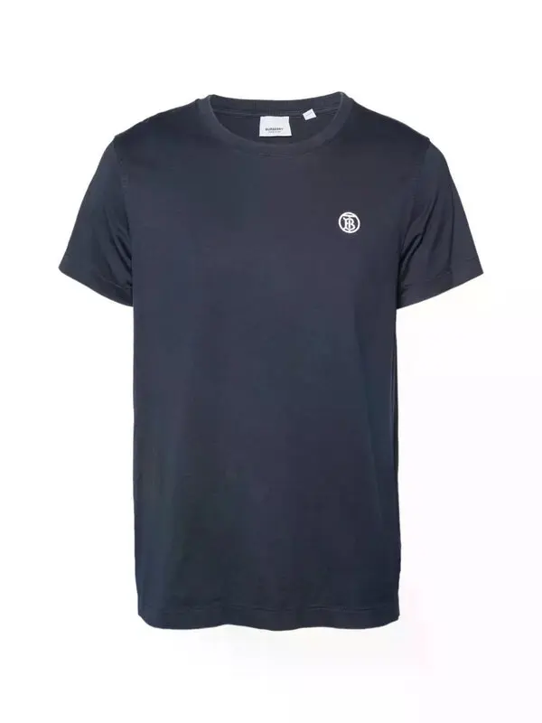 Burberry Logo-embroidery T-shirt