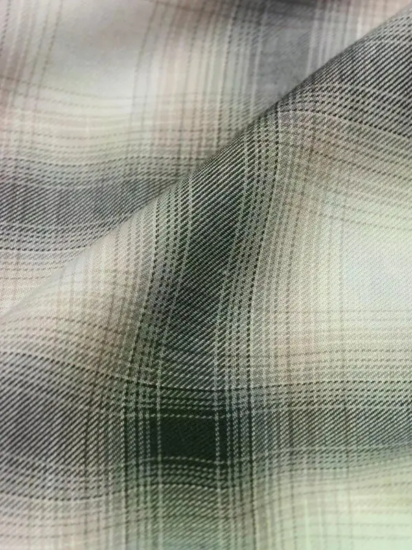 Edwin Check-print Open-collar Shirt