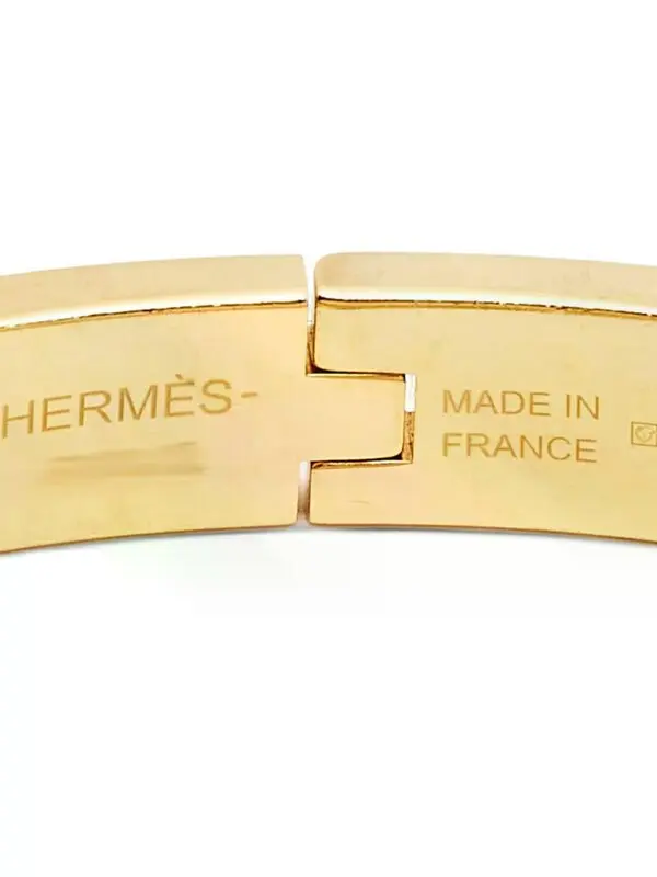 Hermès Mini Clic Chaine D’ancre Enamel Bracelet - Gold