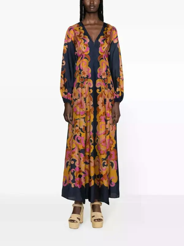 Zimmermann Acadian Silk Paisley Maxi Dress