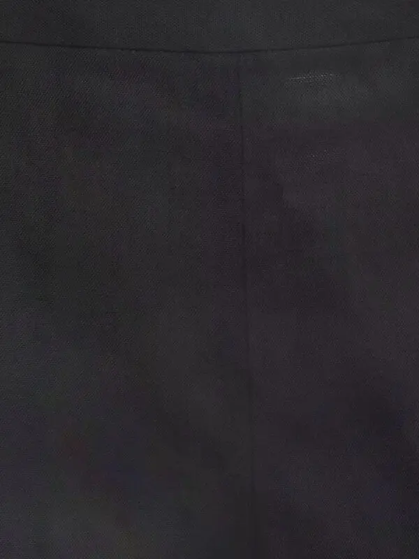 MAISON MARGIELA Wool Straight-fit Trousers - Black