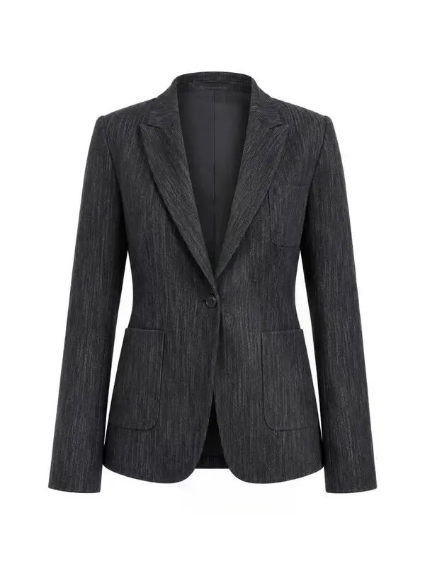 Eleventy Single-breasted Notched Lapel Blazer