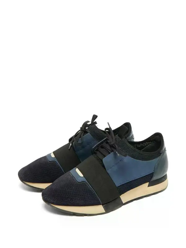 Balenciaga Race Runner Mesh-detail Sneakers - Blue