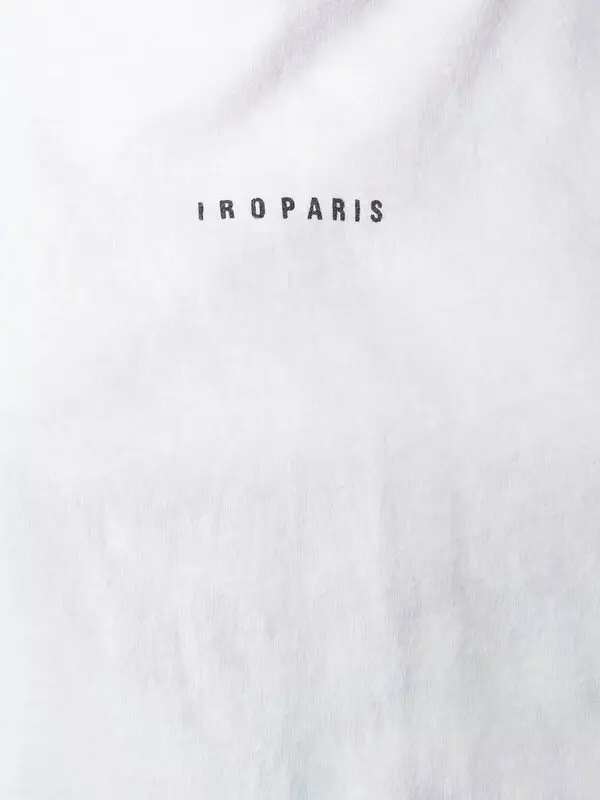 IRO PARIS Logo Print Cotton T-shirt