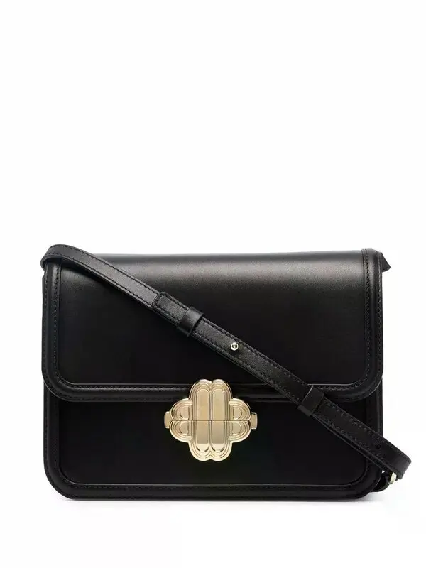 Maje Clover Clasp Leather Bag