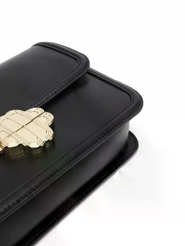 Maje Clover Clasp Leather Bag