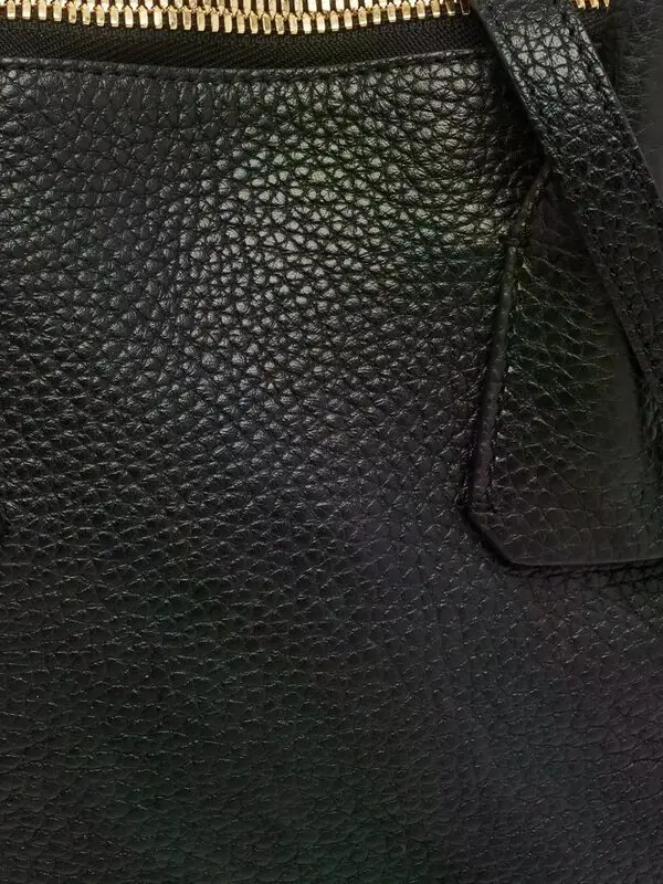 Burberry Greenwood Grained Leather Satchel Bag