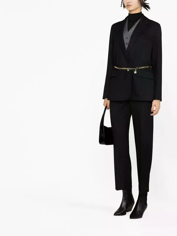 Maje Single-breasted Belted Blazer