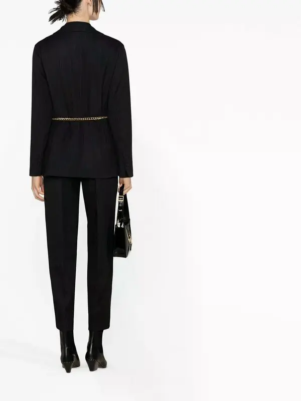 Maje Single-breasted Belted Blazer