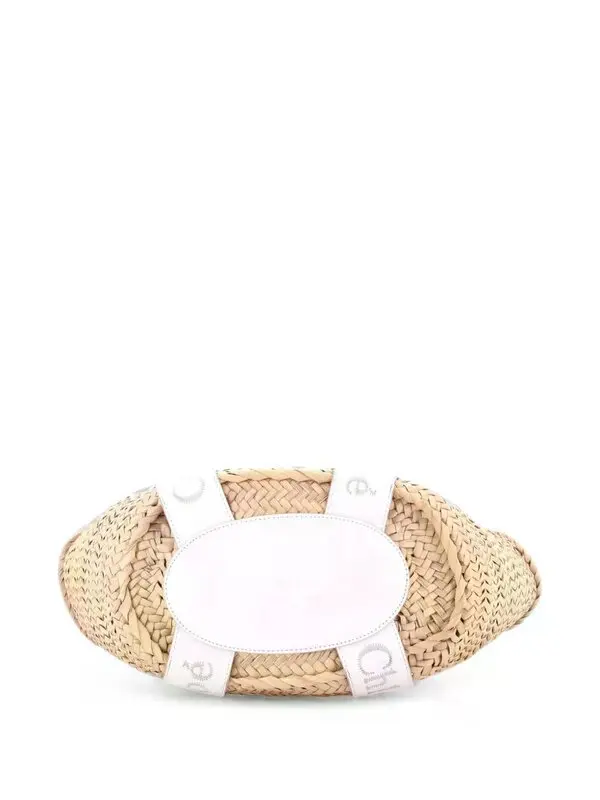 Chloé Sense Basket Tote Raffia Shoulder Bag