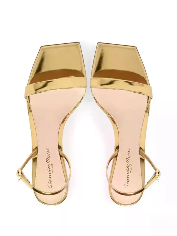 GIANVITO ROSSI 55mm Ribbon Leather Sandals
