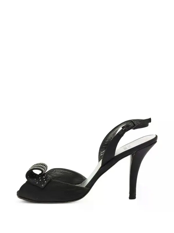 STUART WEITZMAN Embellished Slingback Sandals