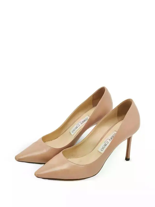 JIMMY CHOO Romy Pointed-toe Pumps - Neutrals