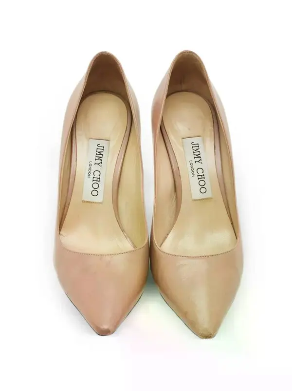 JIMMY CHOO Romy Pointed-toe Pumps - Neutrals