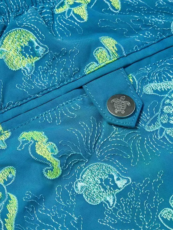 Vilebrequin Embroidered Drawstring Swim Shorts
