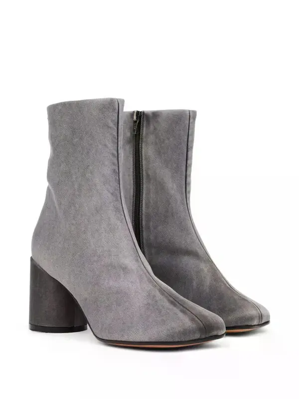 MAISON MARGIELA Anatomic Satin Ankle Boots