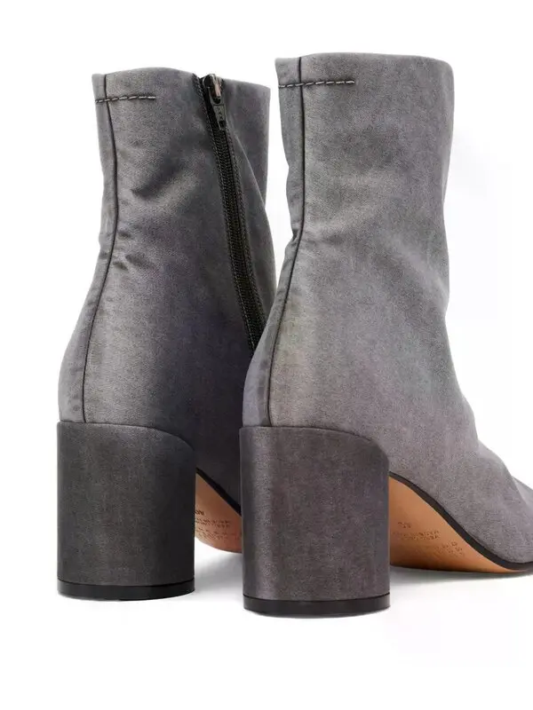 MAISON MARGIELA Anatomic Satin Ankle Boots