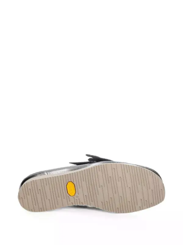 Clarks Wallabees Metallic Loafers - Silver