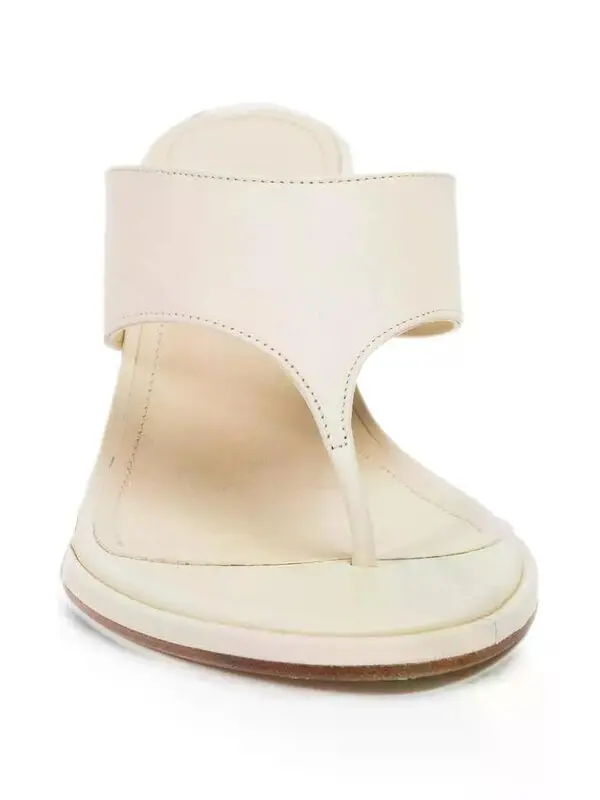 AeydĒ Olenna Leather Sandals - Neutrals