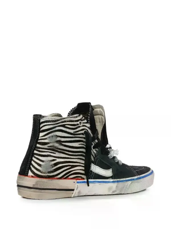 PAUL EASTERLIN Zebra Print Sneakers