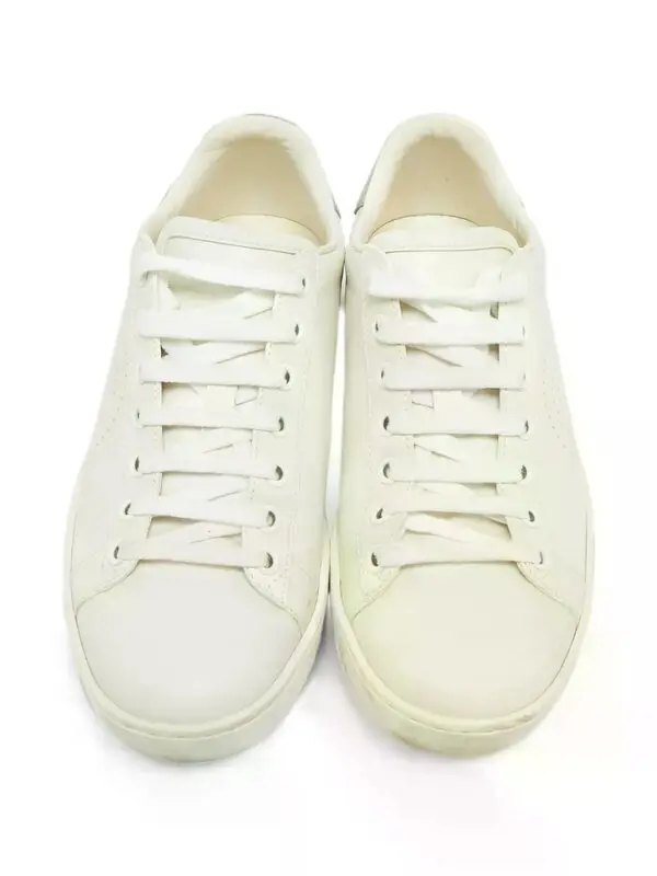 Gucci Ace Interlocking G Leather Sneakers - Neutrals
