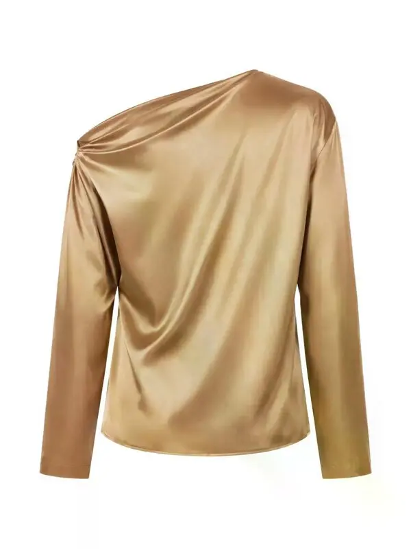 THE SEI Off-shoulder Long-sleeve Blouse