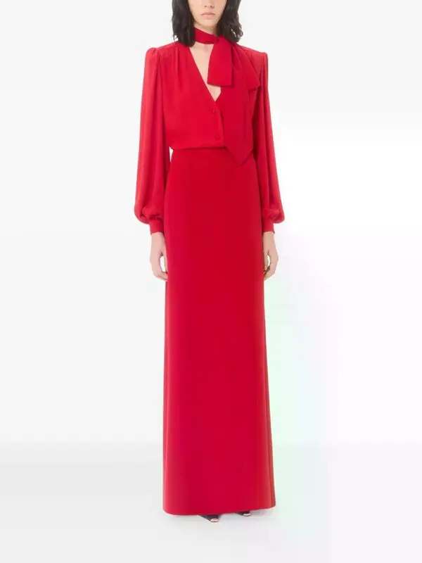 Valentino Garavani Georgette Blouse - Red