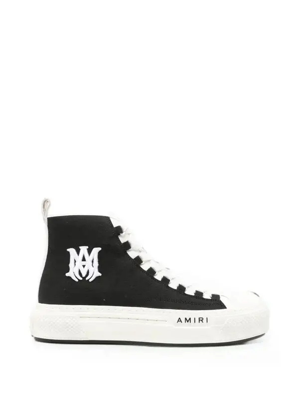 Amiri Ma Court Hi-top Sneakers - Black