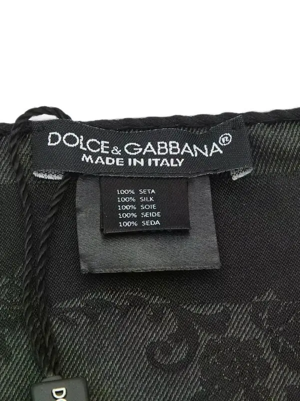 Dolce & Gabbana Floral Jacquard Pocket Square