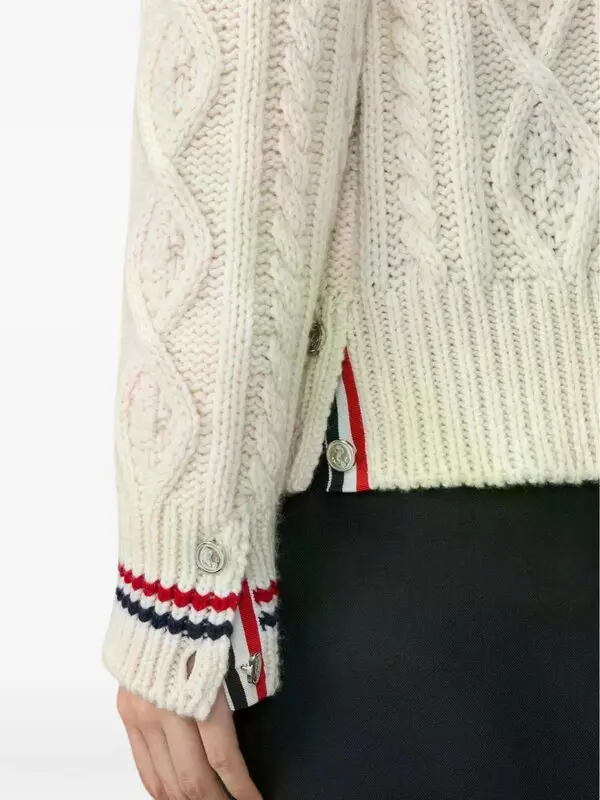 Thom Browne Aran Cable-knit Sweater