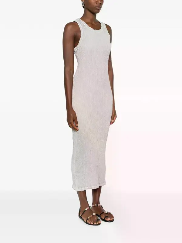 Issey Miyake Textured Midi Dress