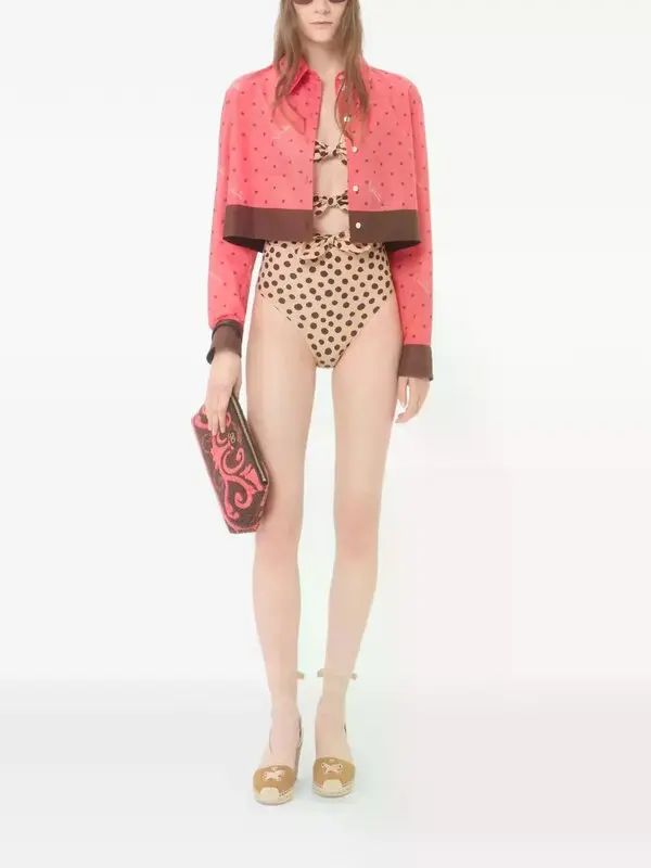 Valentino Garavani Lycra One-piece Swimsuit - Neutrals