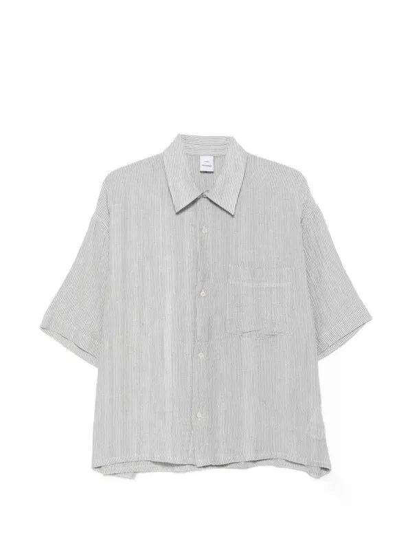 WON HUNDRED Striped Short-sleeve Shirt